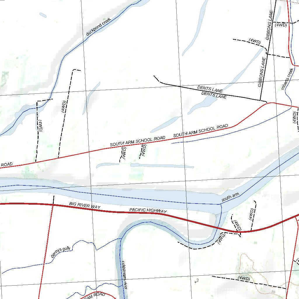 Getlost Map 9538-4N Tyndale NSW Topographic Map V15 1:25,000 by Getlost ...