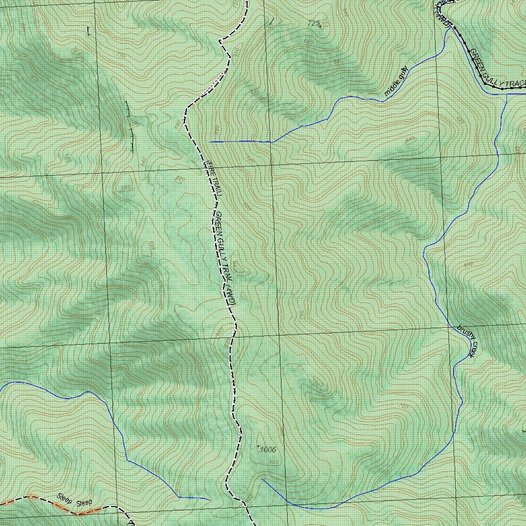 Getlost Map 9335-4N Green Gully NSW Topographic Map V15 1:25,000 by ...