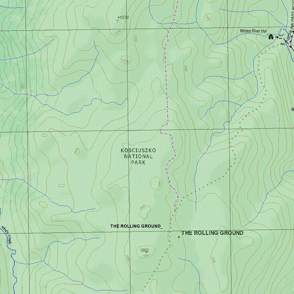 Getlost Map 8525-2N Geehi Dam NSW Topographic Map V15 1:25,000 by ...