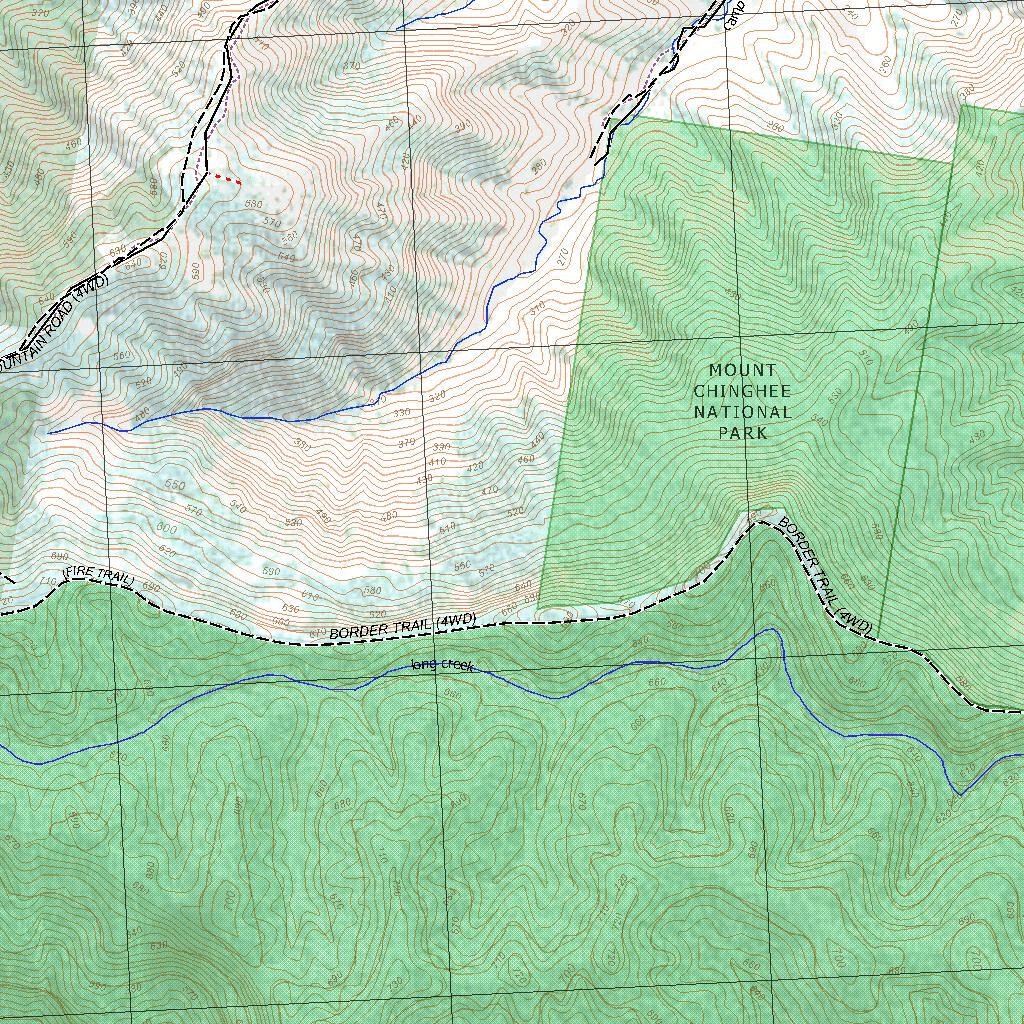 Getlost Map 9441-2N Cougal NSW Topographic Map V15 1:25,000 by Getlost ...