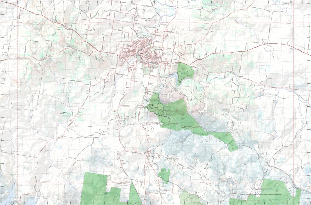 Getlost Map 9138-3N Inverell NSW Topographic Map V15 1:25,000 by ...