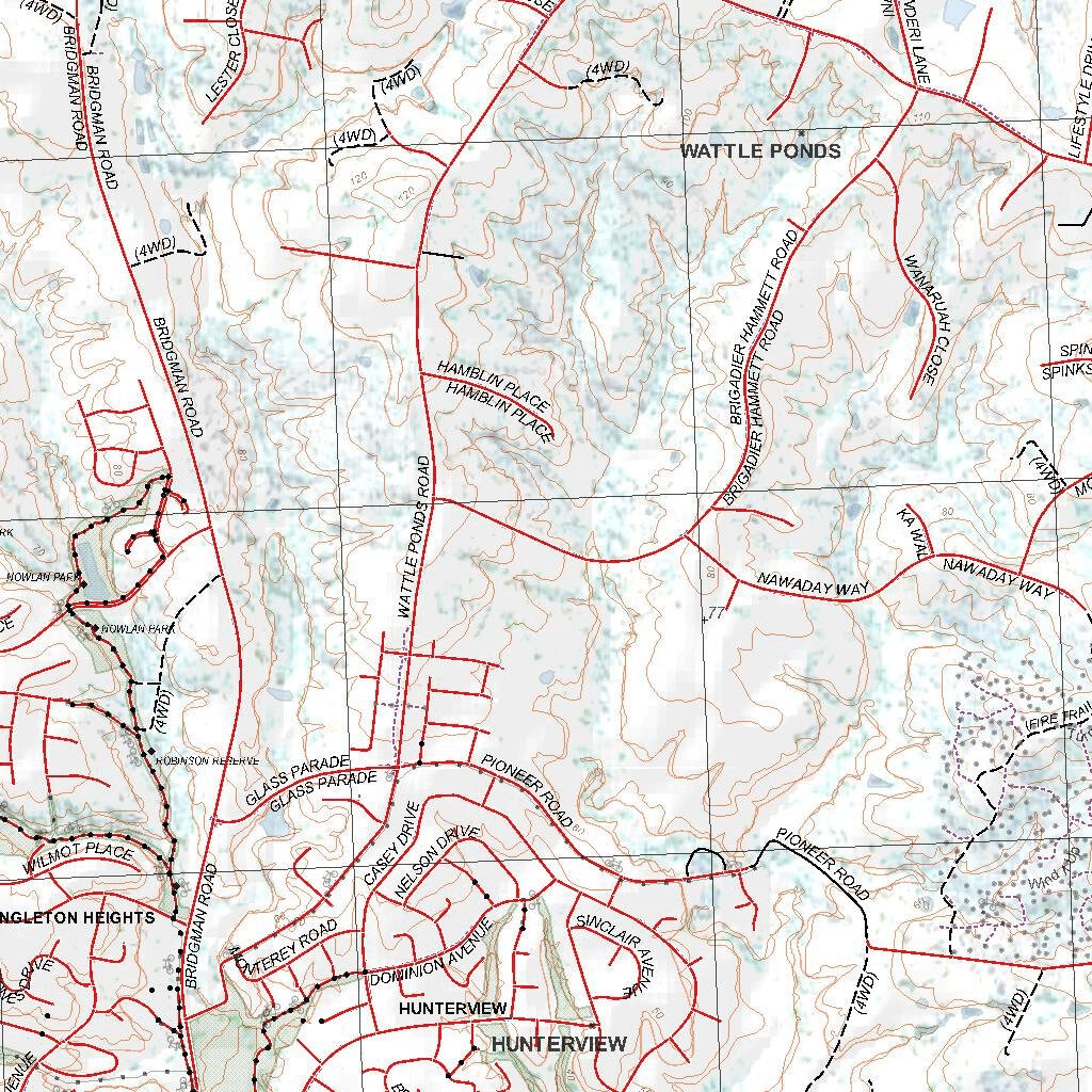 Getlost Map 9132-4N Singleton NSW Topographic Map V15 1:25,000 by ...
