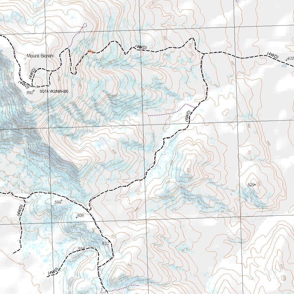 Getlost Map 9036-4S Manilla NSW Topographic Map V15 1:25,000 by Getlost ...
