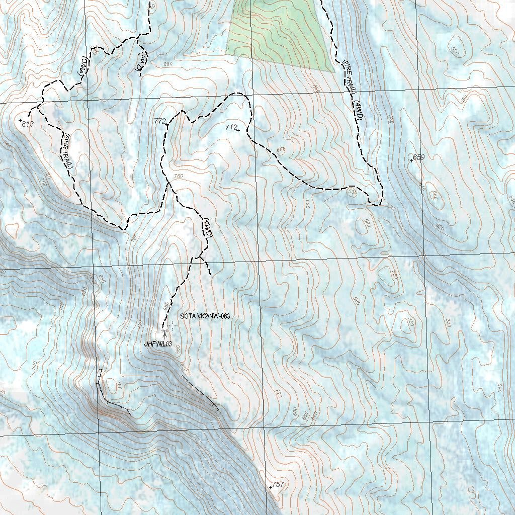 Getlost Map 9036-4S Manilla NSW Topographic Map V15 1:25,000 by Getlost ...