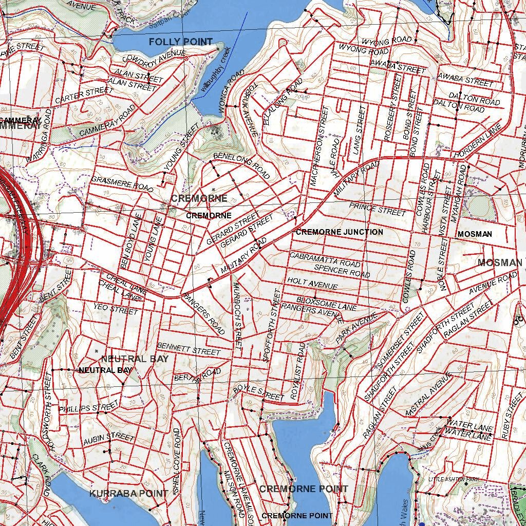 Getlost Map 9130-2N Sydney Heads NSW Topographic Map V15 1:25,000 by ...