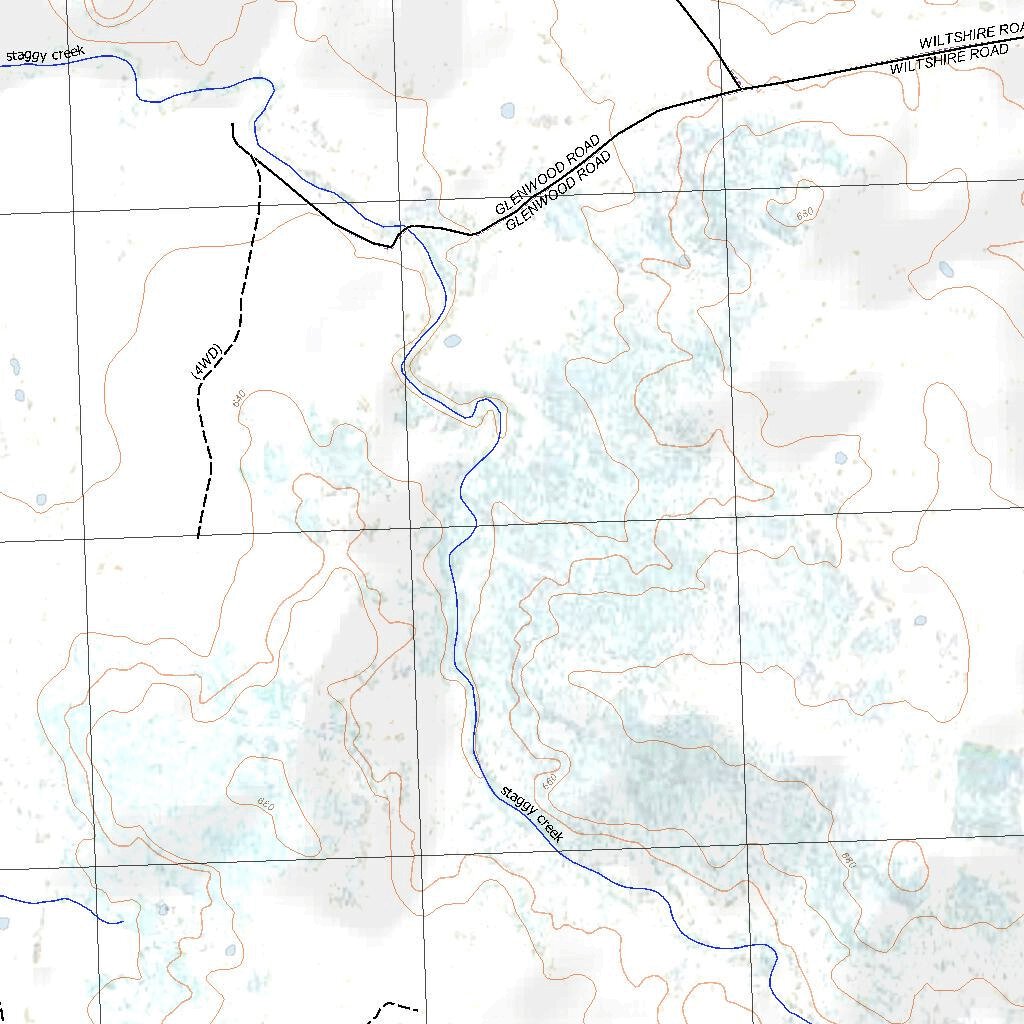 Getlost Map 9038-2N Gum Flat NSW Topographic Map V15 1:25,000 by ...