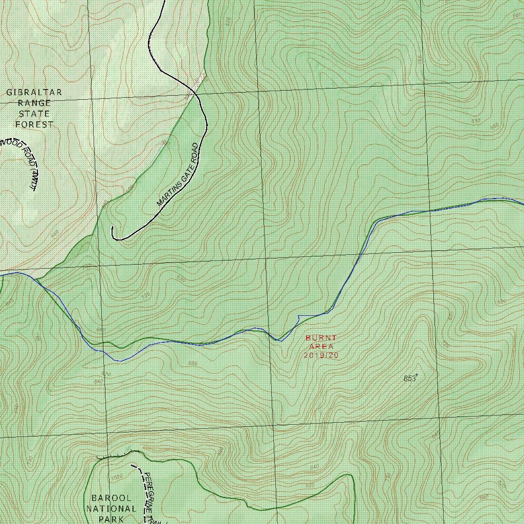 Getlost Map 9338-4N Glen Elgin NSW Topographic Map V15 1:25,000 by ...