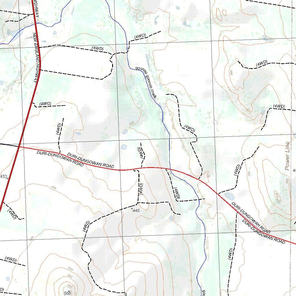 Getlost Map 9035-1S Duri NSW Topographic Map V15 1:25,000 by Getlost ...
