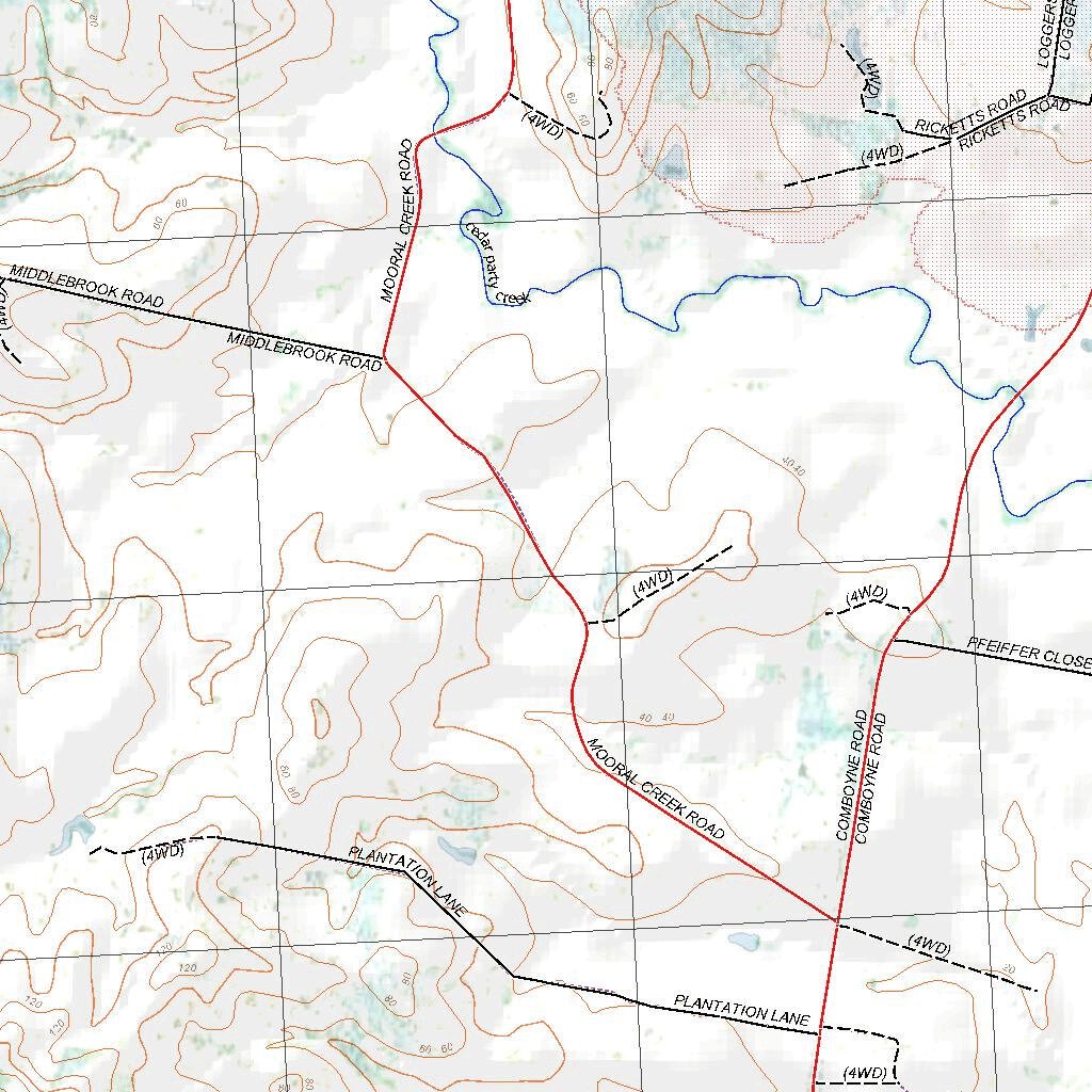 Getlost Map 9334-2N Wingham NSW Topographic Map V15 1:25,000 by Getlost ...