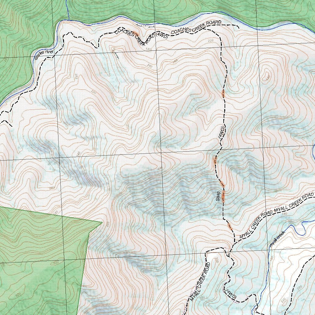 Getlost Map 9334-1N Comboyne NSW Topographic Map V15 1:25,000 by ...