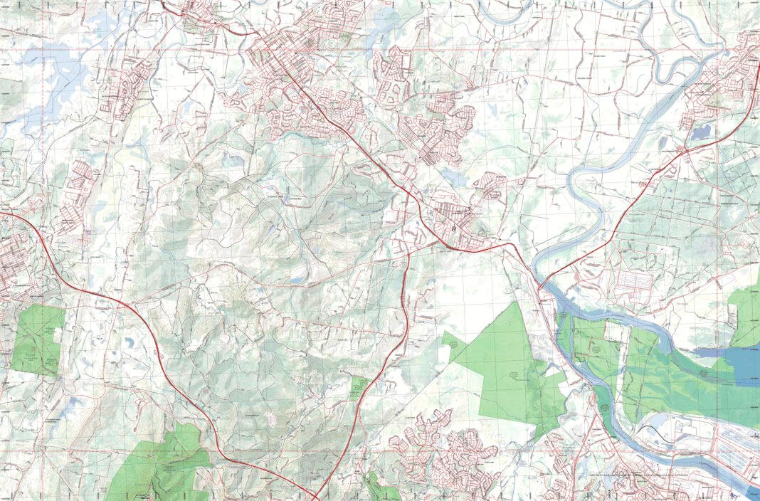 Getlost Map 9232-3N Beresfield NSW Topographic Map V15 1:25,000 by ...