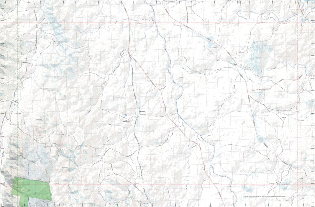 Getlost Map 9137-3N Abington NSW Topographic Map V15 1:25,000 by ...