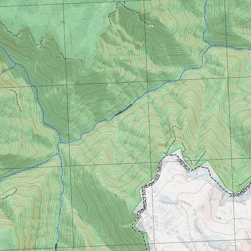 Getlost Map 9236-2S Rowleys Creek NSW Topographic Map V15 1:25,000 by ...