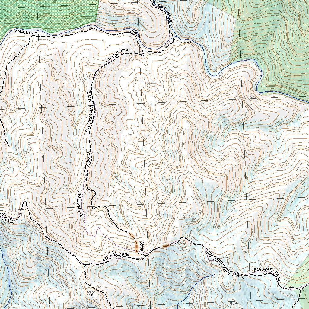 Getlost Map 9234-3S Cobark NSW Topographic Map V15 1:25,000 by Getlost ...