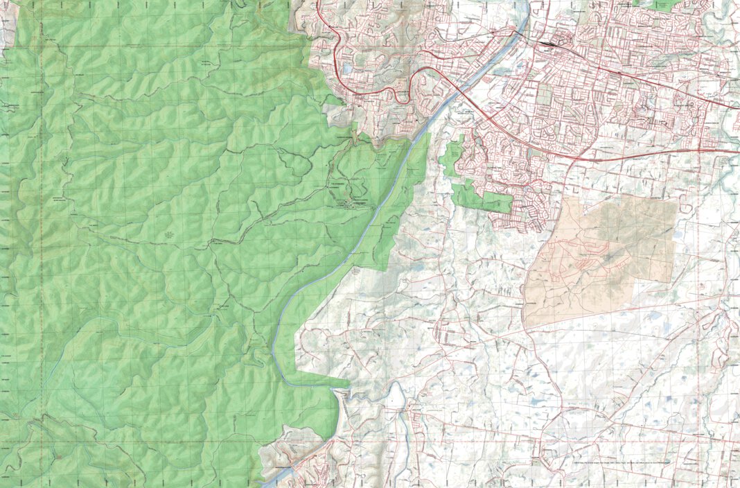 Getlost Map 9030-3N Penrith NSW Topographic Map V15 1:25,000 by Getlost ...