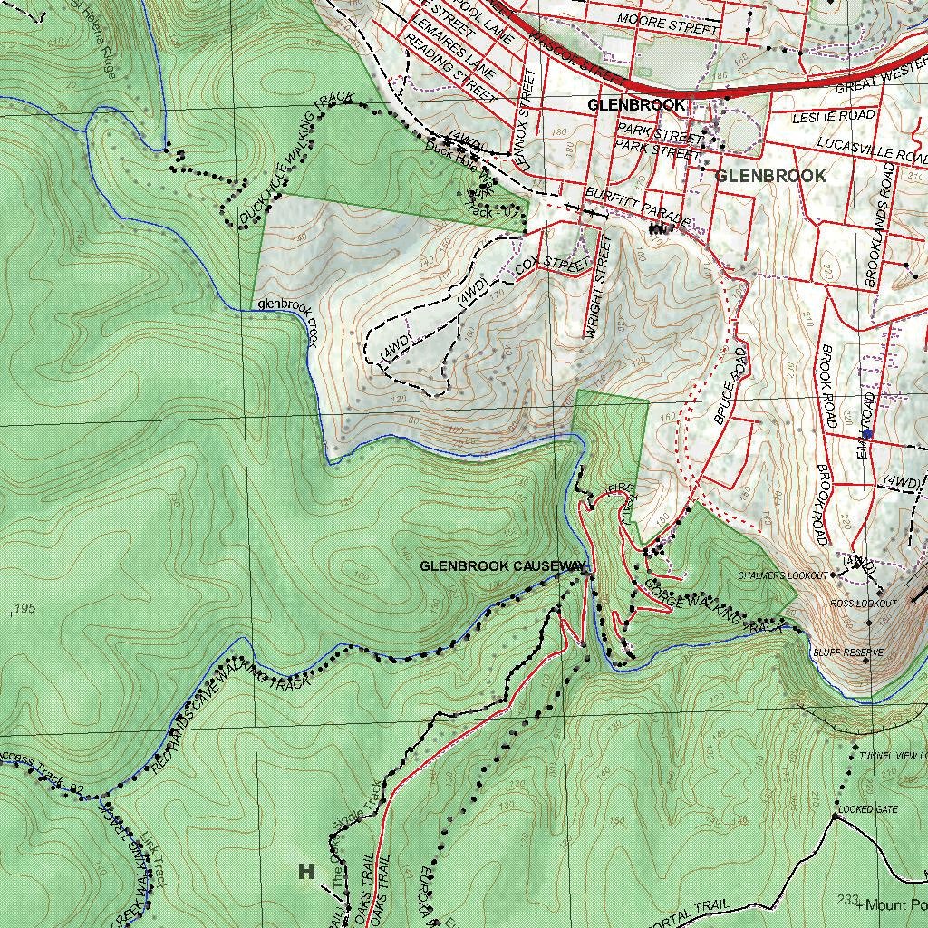 Getlost Map 9030-3N Penrith NSW Topographic Map V15 1:25,000 by Getlost ...