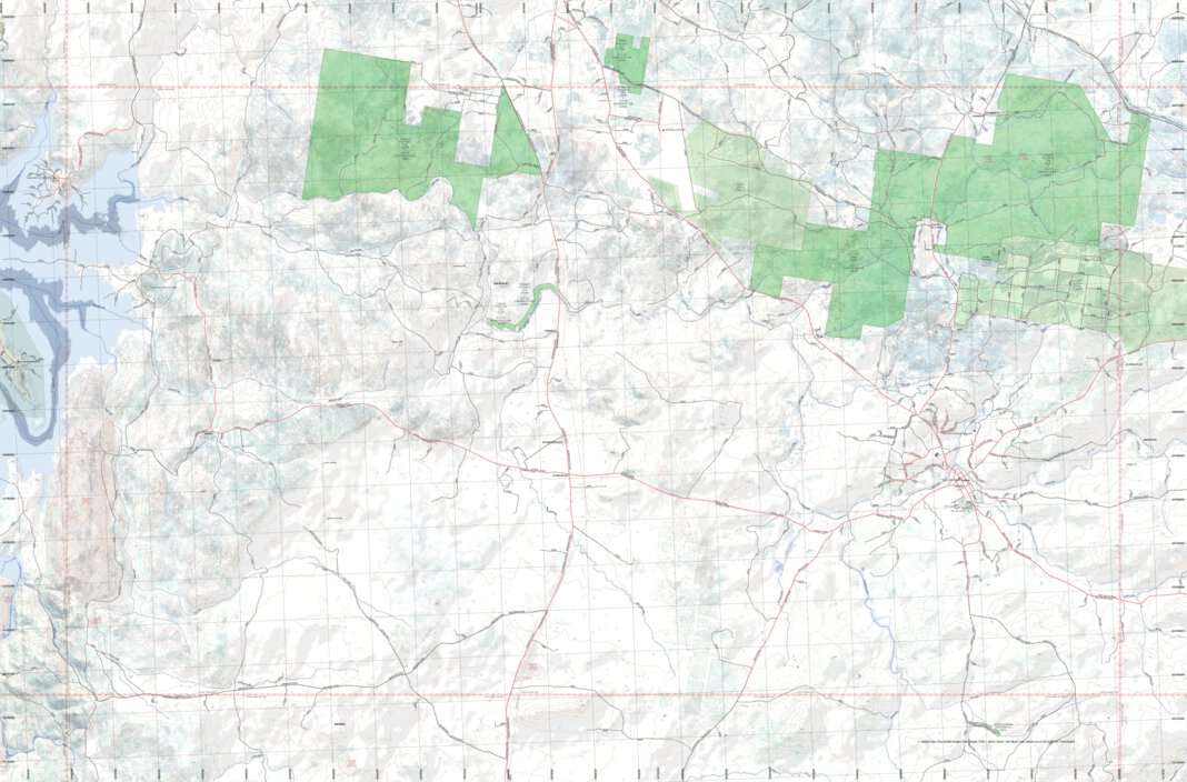 Getlost Map 9138-3S Tingha NSW Topographic Map V15 1:25,000 by Getlost ...