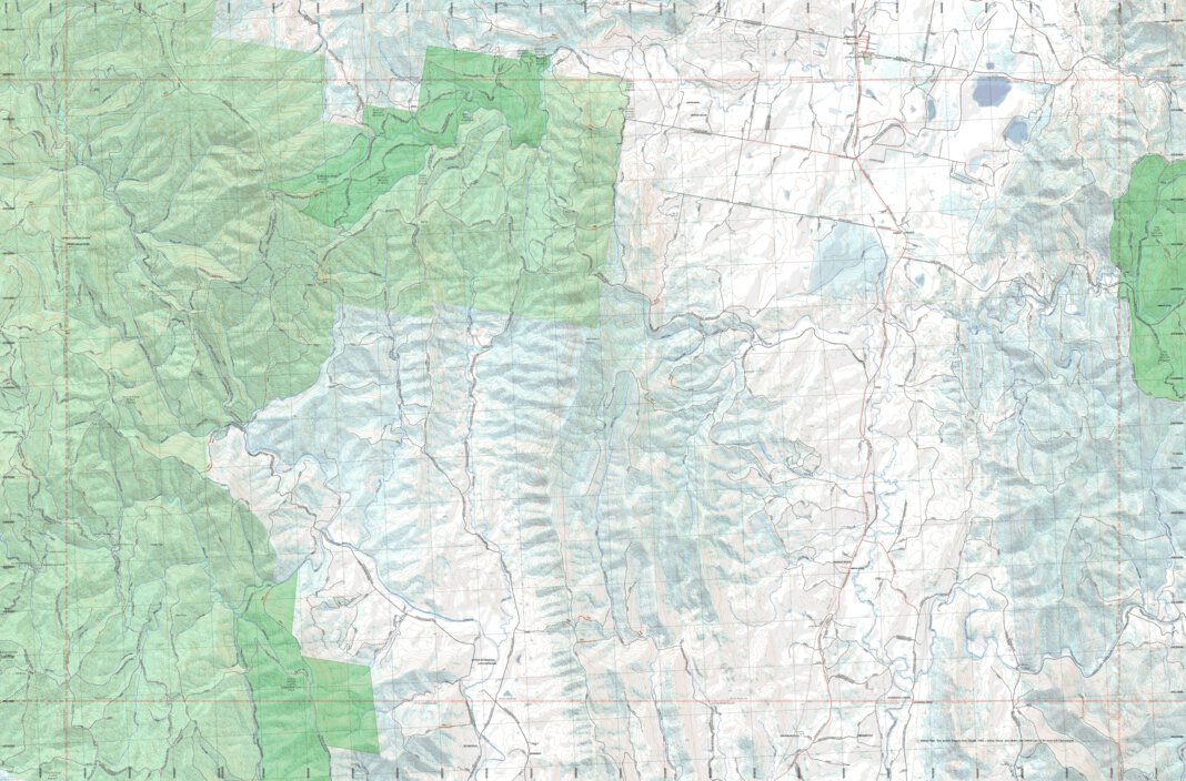 Getlost Map 9233-1S Craven NSW Topographic Map V15 1:25,000 by Getlost ...