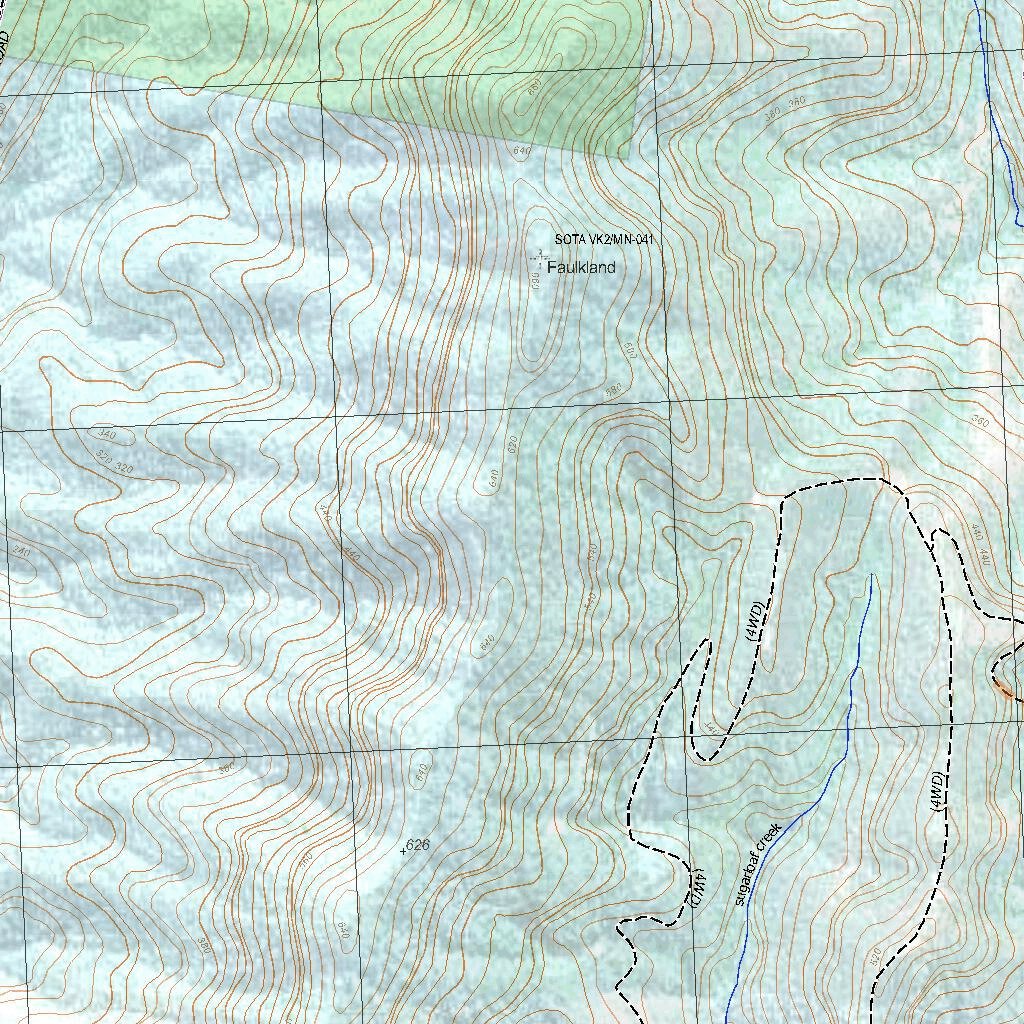 Getlost Map 9233-1S Craven NSW Topographic Map V15 1:25,000 by Getlost ...