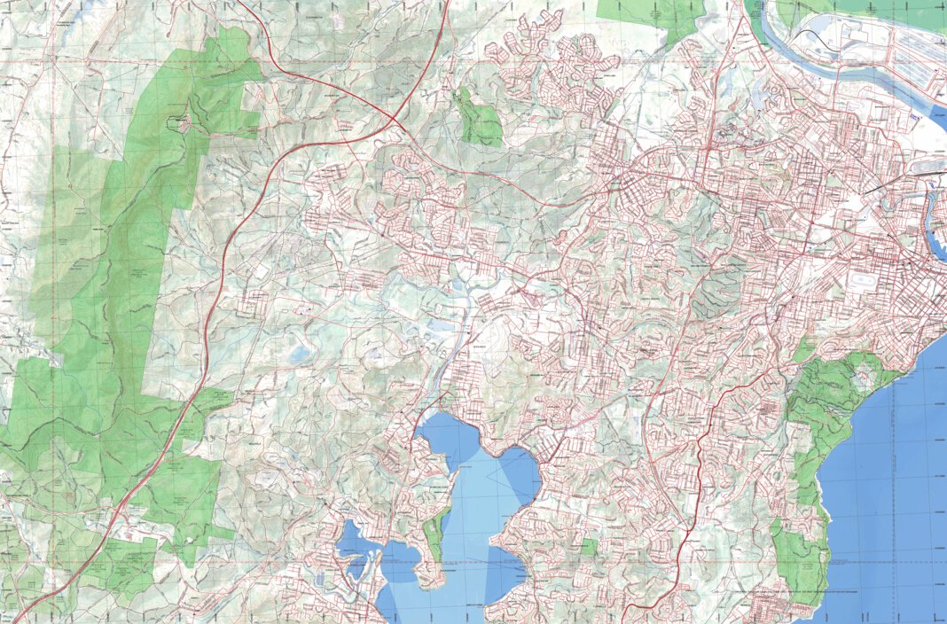 Getlost Map 9232-3S Wallsend NSW Topographic Map V15 1:25,000 by ...
