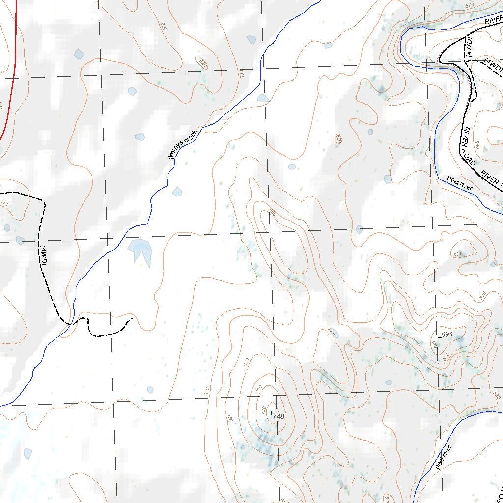 Getlost Map 9135-3S Nundle NSW Topographic Map V15 1:25,000 by Getlost ...