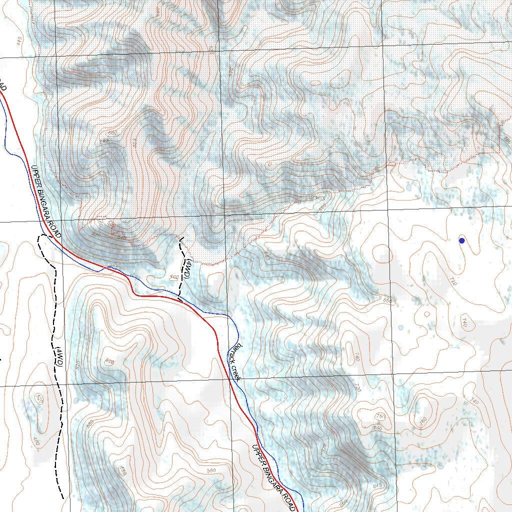 Getlost Map 9037-4N Upper Bingara NSW Topographic Map V15 1:25,000 by ...