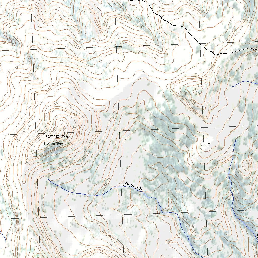 Getlost Map 9034-1S Temi NSW Topographic Map V15 1:25,000 by Getlost ...