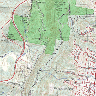 Getlost Map 9029-2N Bulli NSW Topographic Map V15 1:25,000 by Getlost ...