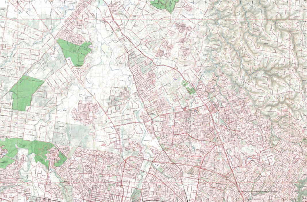 Getlost Map 9030-1S Riverstone NSW Topographic Map V15 1:25,000 by ...