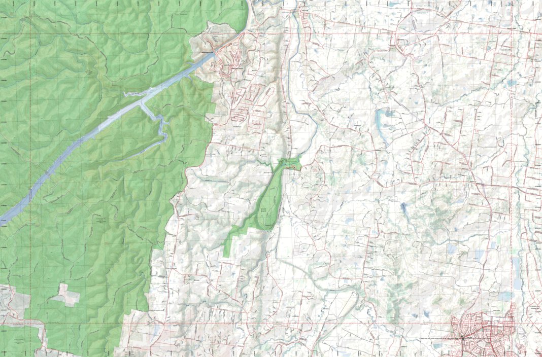 Getlost Map 9030-3S Warragamba NSW Topographic Map V15 1:25,000 by ...