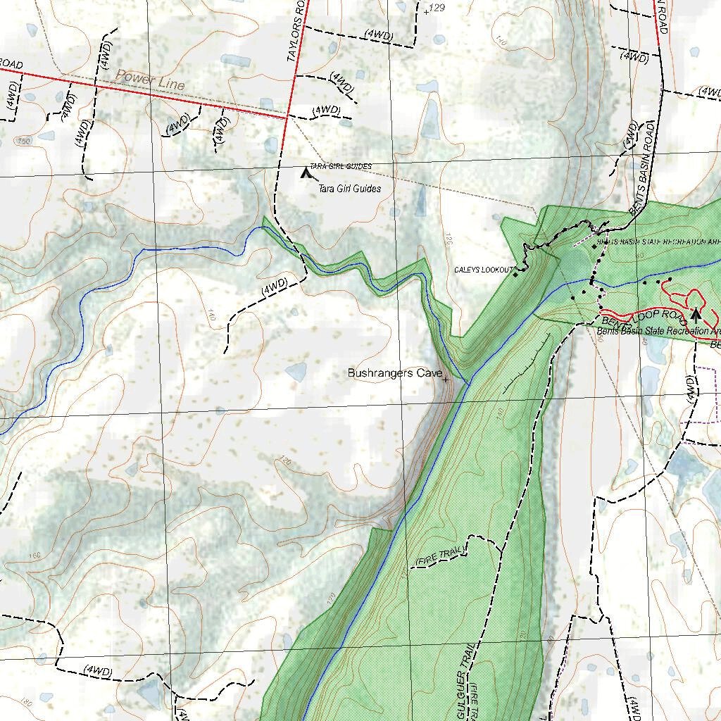Getlost Map 9030-3S Warragamba NSW Topographic Map V15 1:25,000 by ...