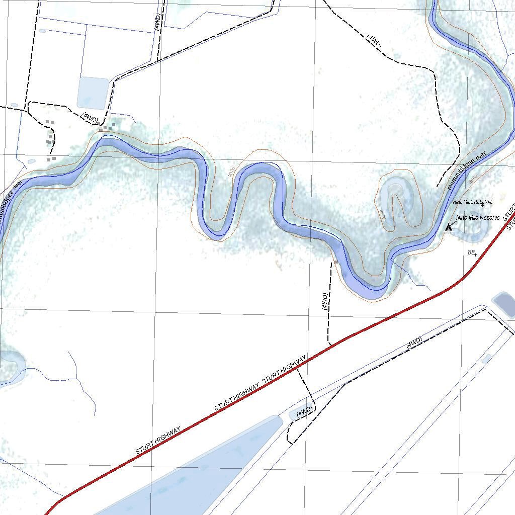 Getlost Map 7828-N Hay NSW Topographic Map V15 1:25,000 by Getlost Maps ...