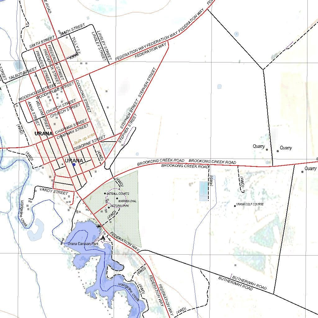 Getlost Map 8127-S Urana NSW Topographic Map V15 1:25,000 by Getlost ...