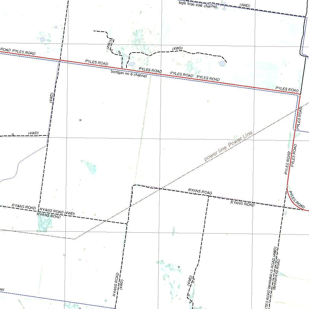 Getlost Map 8026-N Berrigan NSW Topographic Map V15 1:25,000 by Getlost ...