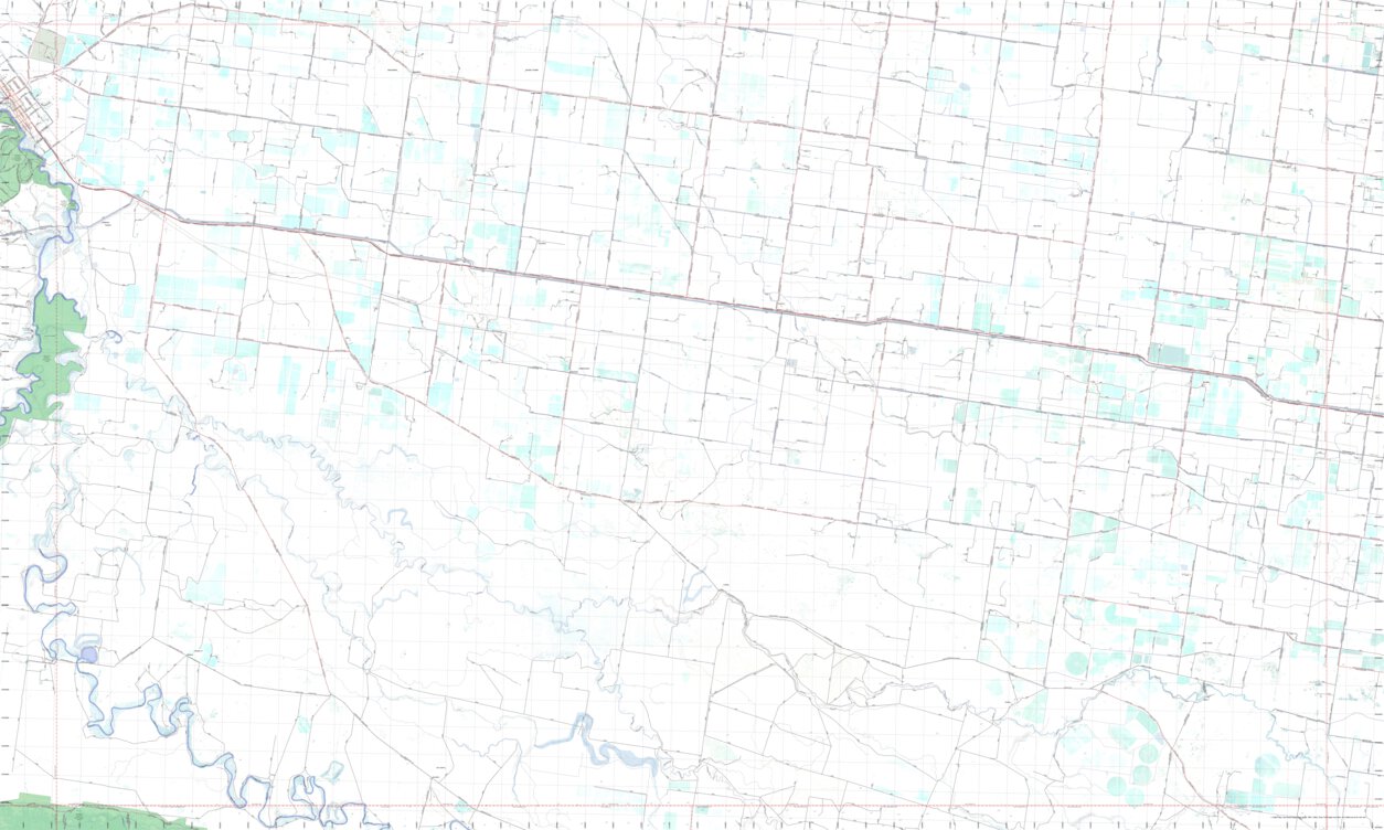 Getlost Map 7926-N Blighty NSW Topographic Map V15 1:25,000 by Getlost ...
