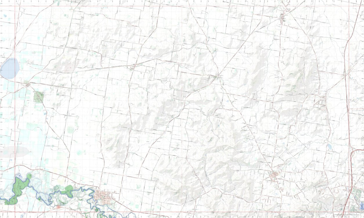 Getlost Map 8226-S Howlong NSW Topographic Map V15 1:25,000 by Getlost ...