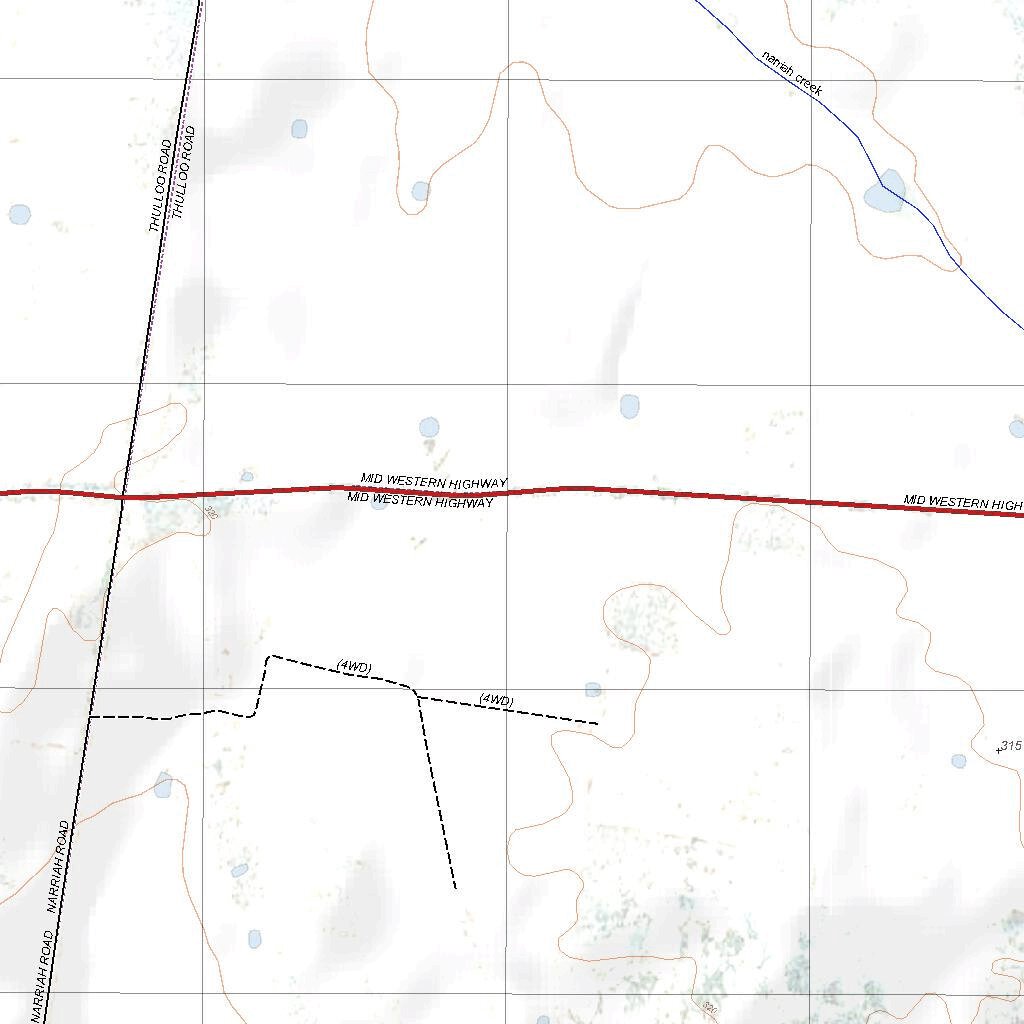 Getlost Map 8230-S Weethalle NSW Topographic Map V15 1:25,000 by ...