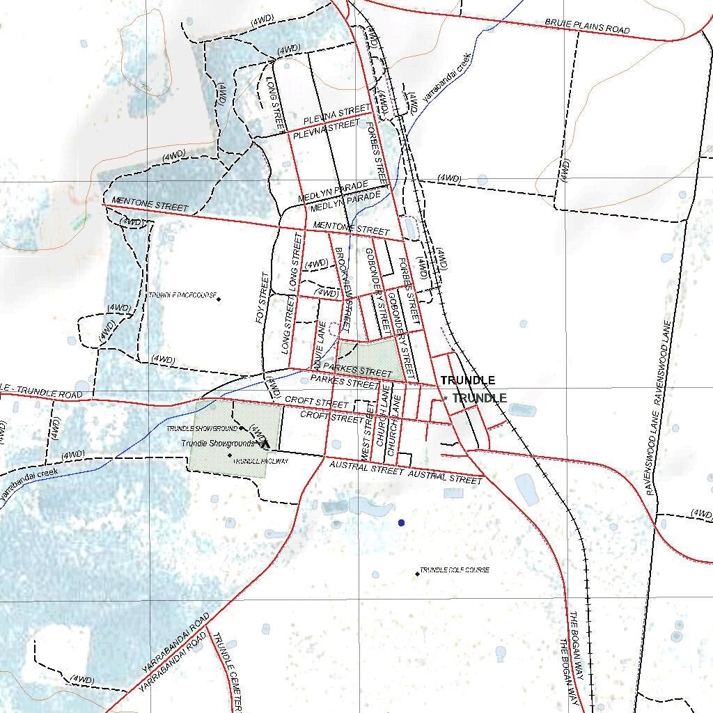 Getlost Map 8432-S Trundle NSW Topographic Map V15 1:25,000 by Getlost ...