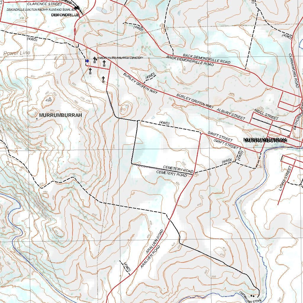 Getlost Map 8528-N Cootamundra NSW Topographic Map V15 1:25,000 by ...