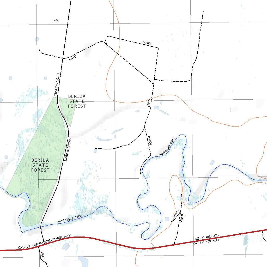 Getlost Map 8534-N Collie NSW Topographic Map V15 1:25,000 by Getlost ...