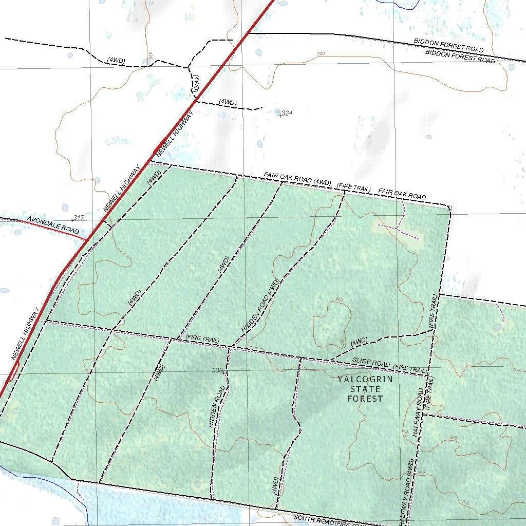 Getlost Map 8634-N Gilgandra NSW Topographic Map V15 1:25,000 by ...