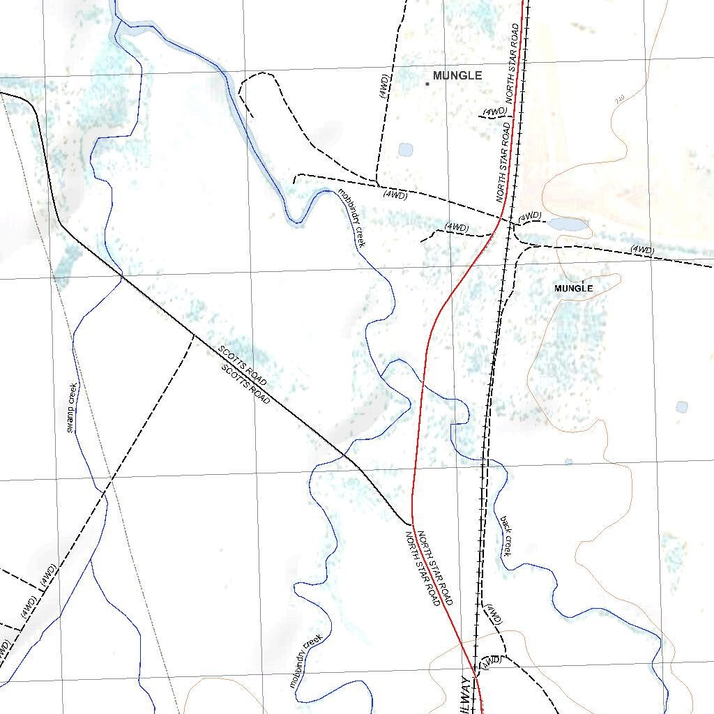 Getlost Map 8940-S North Star NSW Topographic Map V15 1:25,000 by ...