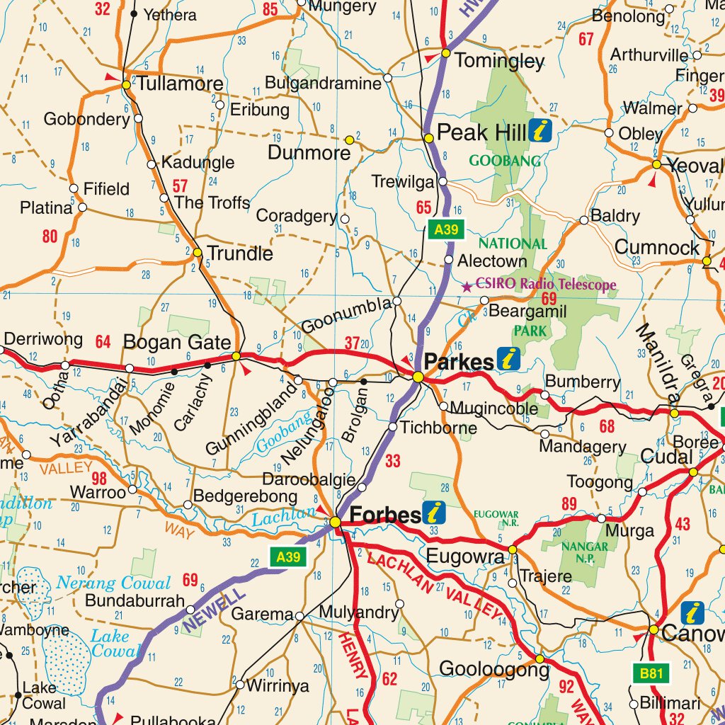 UBD-Gregory's New South Wales State Map by Hardie Grant Explore ...