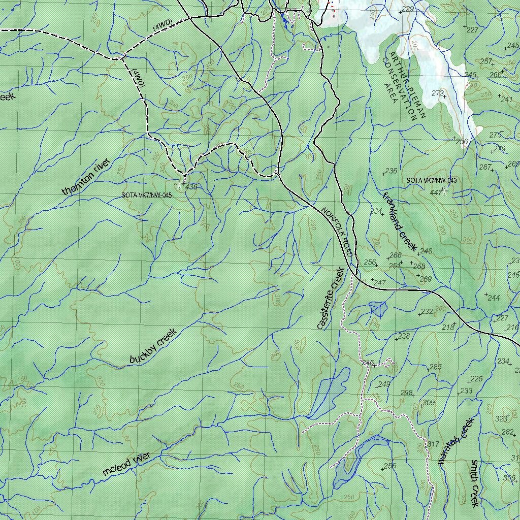 Getlost Map 7815 SANDY CAPE Tas Topographic Map V15 1:75,000 by Getlost ...