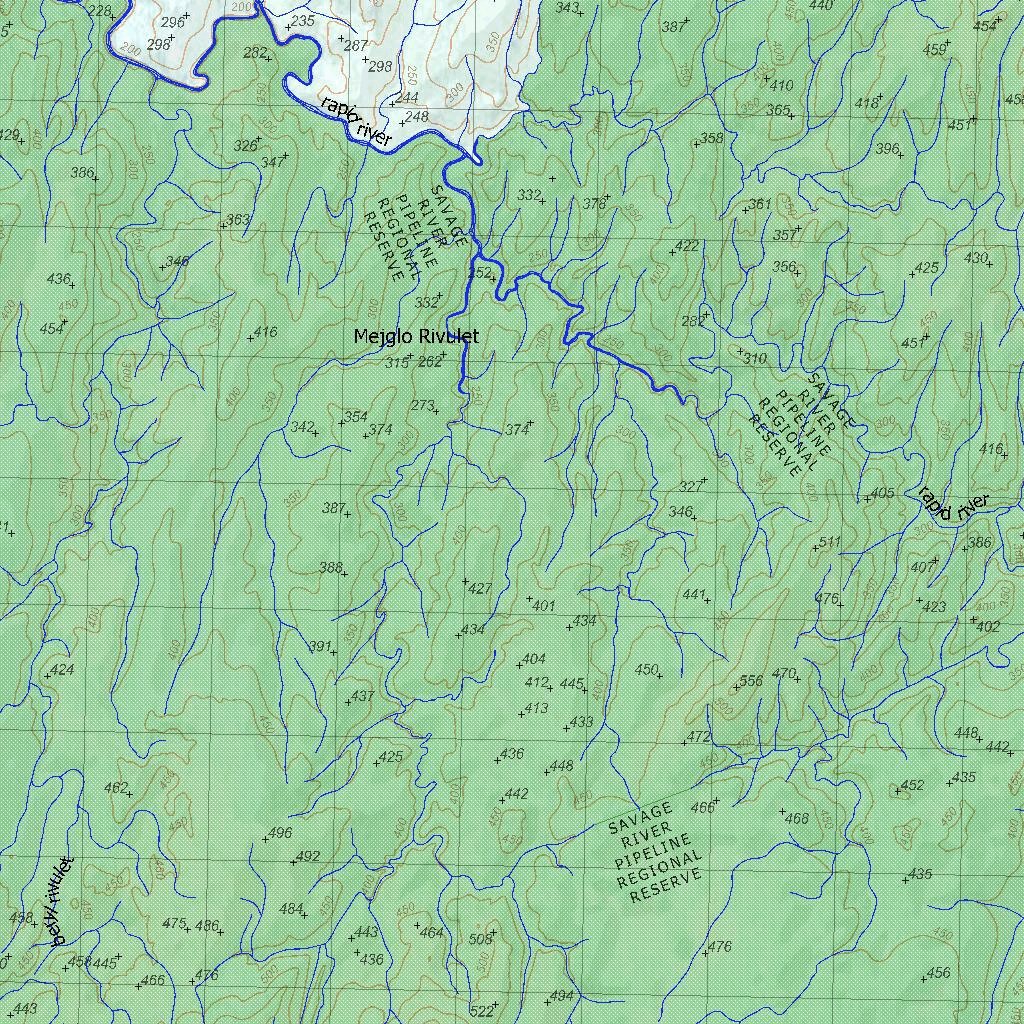 Getlost Map 7915 ARTHUR RIVER Tas Topographic Map V15 1:75,000 by ...