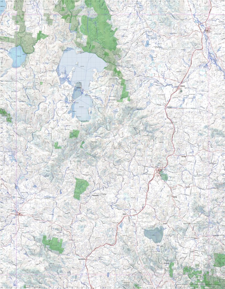 Getlost Map 8313 LAKE SORELL Tas Topographic Map V15 1:75,000 by ...