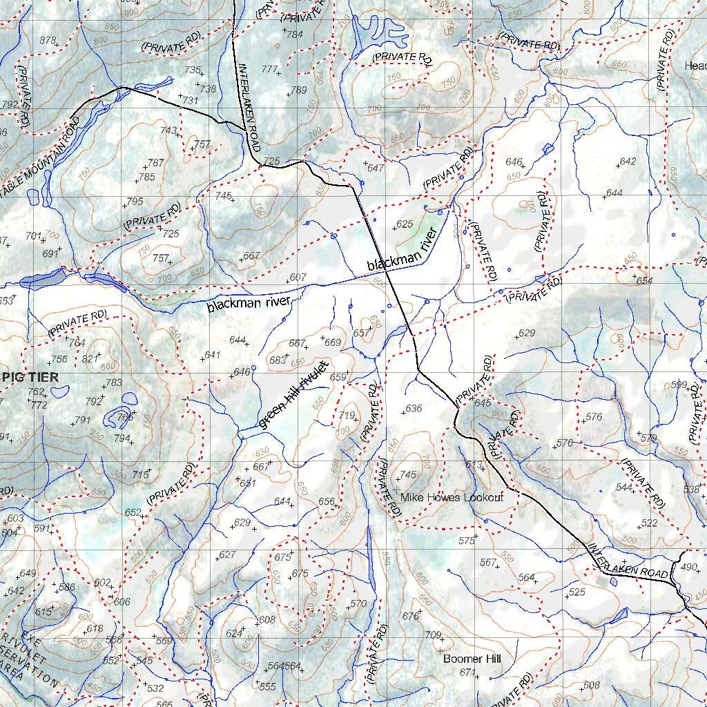 Getlost Map 8313 LAKE SORELL Tas Topographic Map V15 1:75,000 by ...
