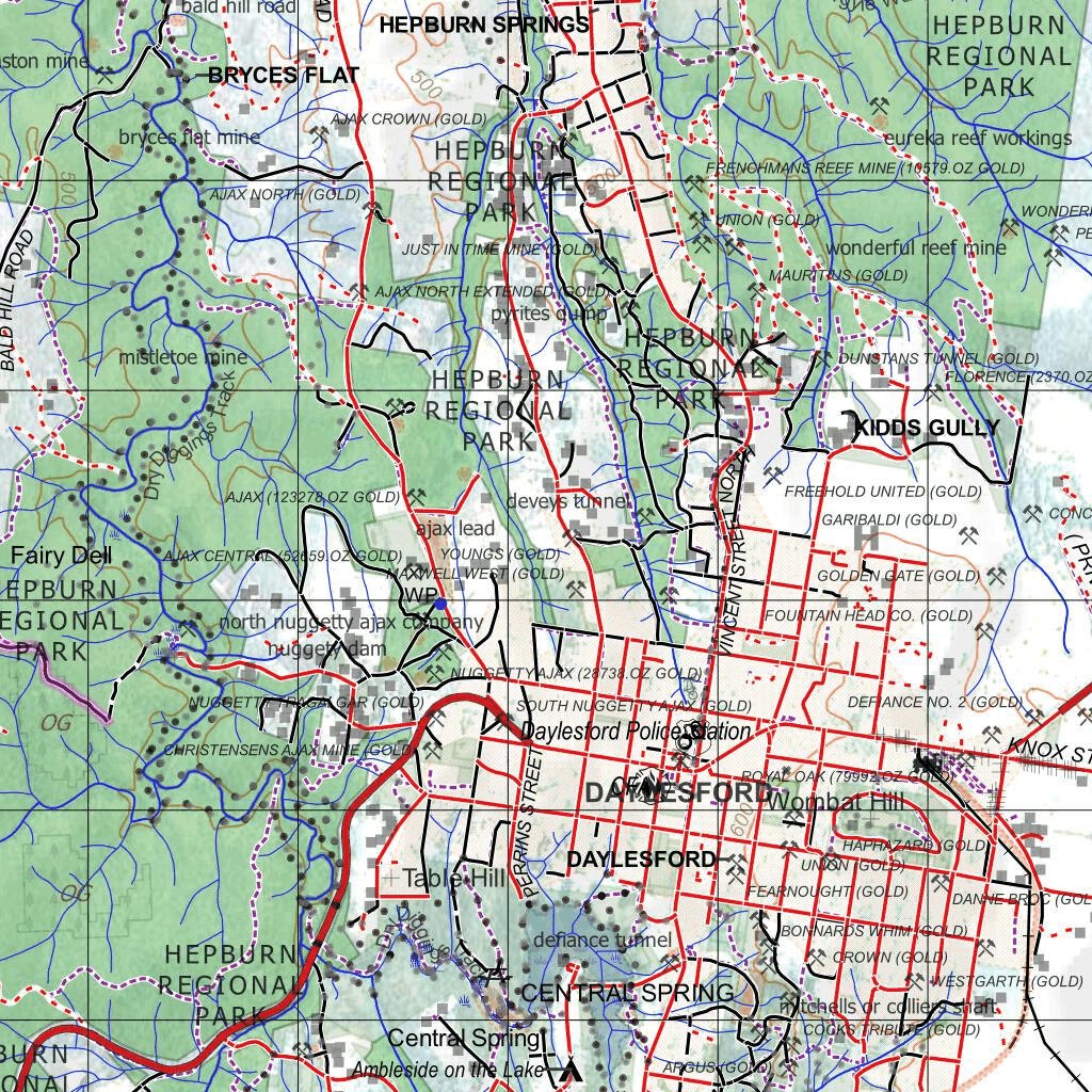 Getlost Map Wombat (Special) Topographic Map V15 by Getlost Maps ...