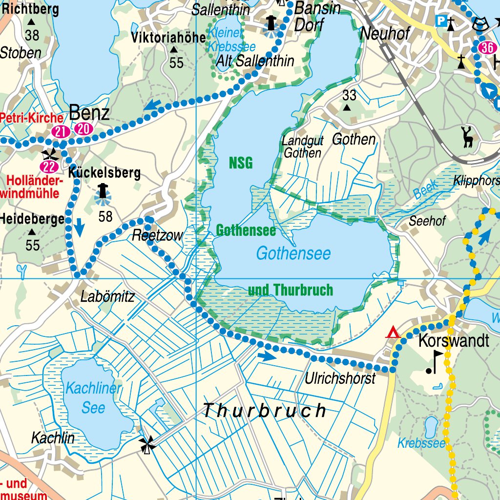 Islandmap Usedom 2021 Map by Reise Know-How Verlag Peter Rump GmbH ...