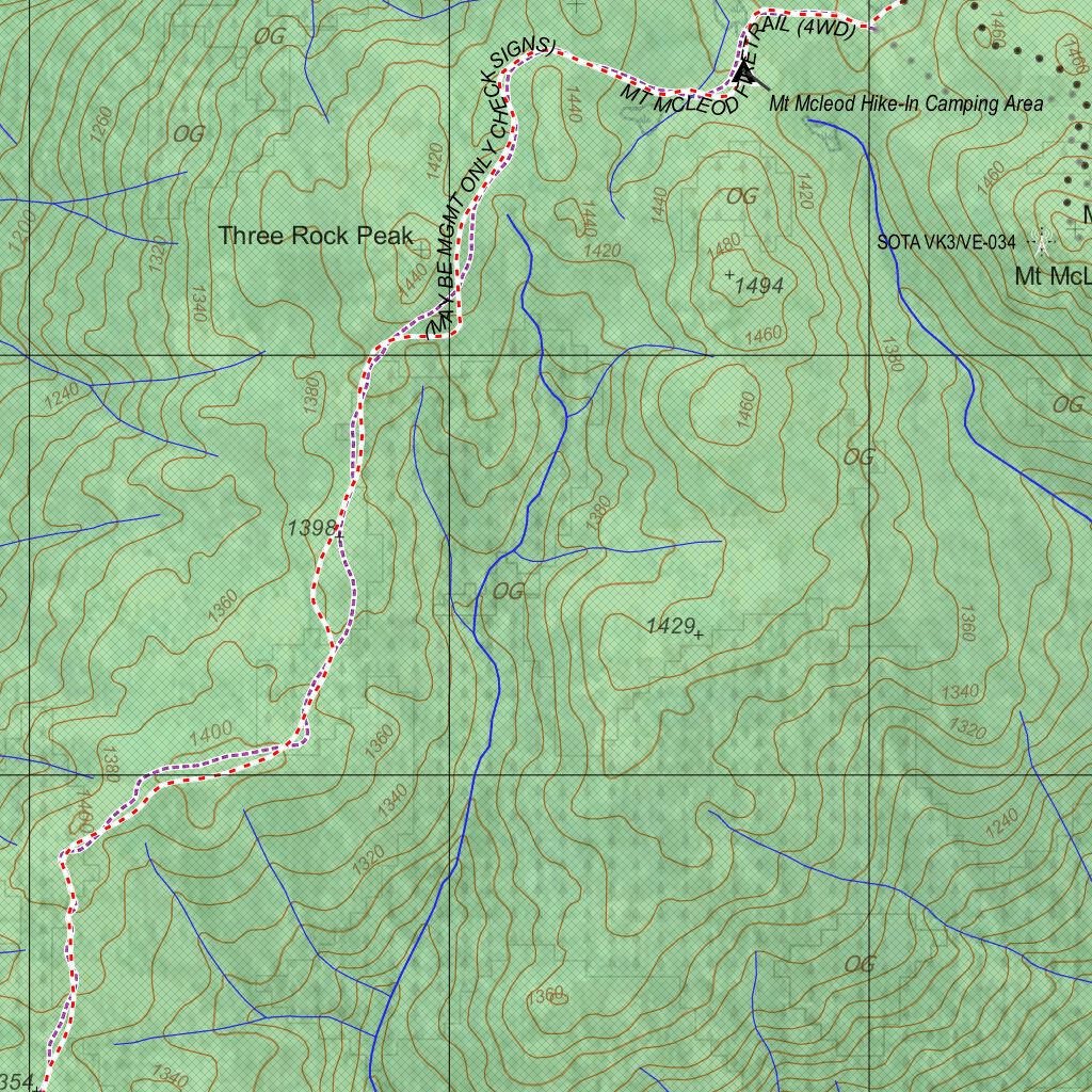 Getlost Map Mount Buffalo (Special) Topographic Map V15 by Getlost Maps ...